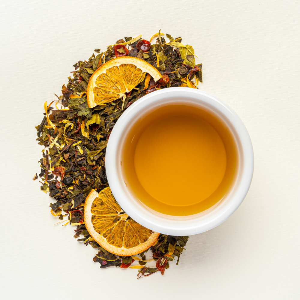 Exhala Amanecer - Té Verde con Rosa Mosqueta, Arándano, Maqui y Calénd